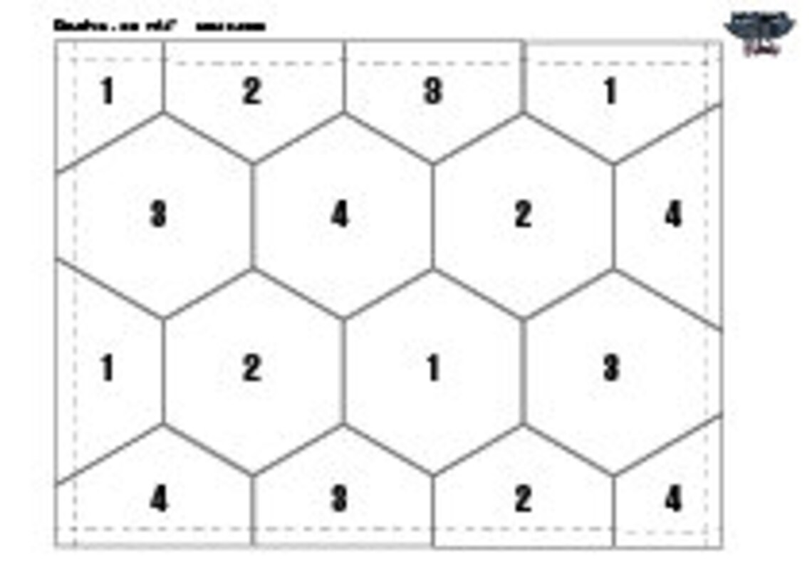 2 Quilted Hexagon EPP Pouch Patterns Beginners PDF Download - Etsy