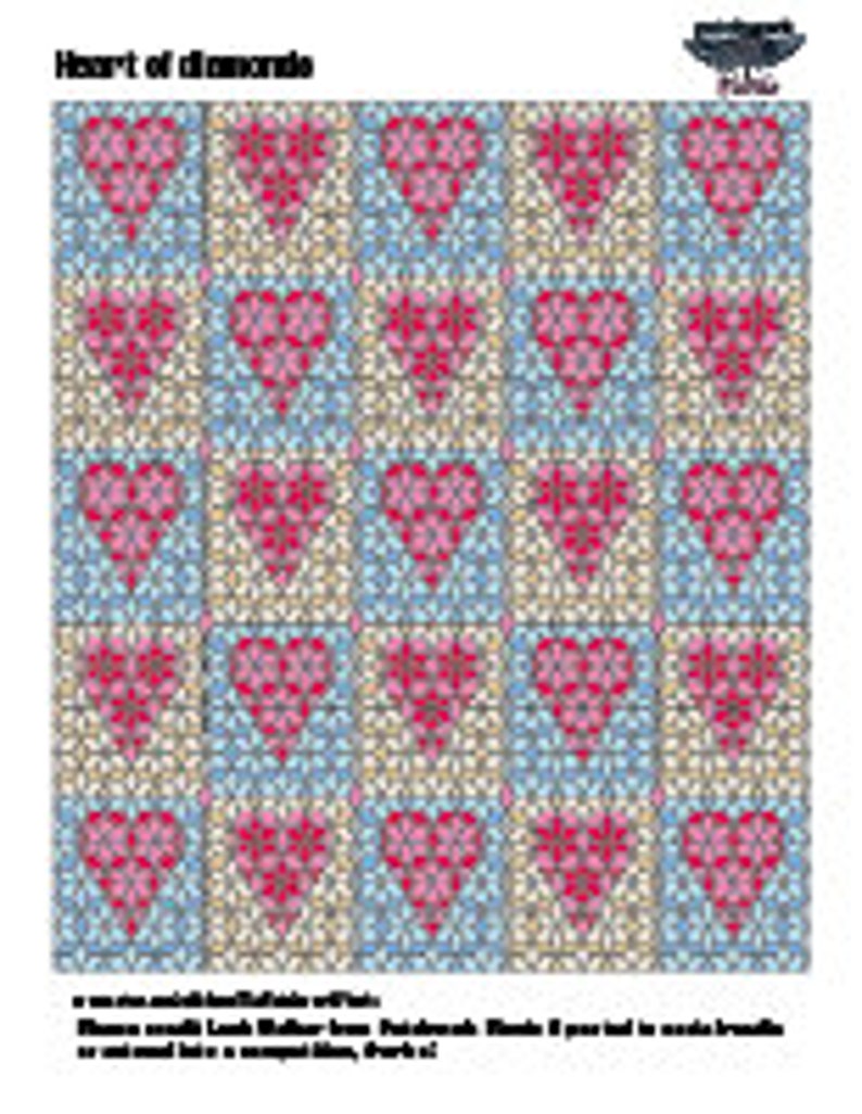 Heart of Diamonds EPP Patchwork Pattern PDF - Digital Download - Etsy