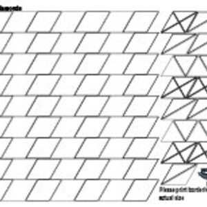 Heart of Diamonds EPP Patchwork Pattern PDF - Digital Download - Etsy