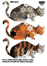 Cat 'squat Jeremy' EPP Patchwork Pattern PDF Digital - Etsy
