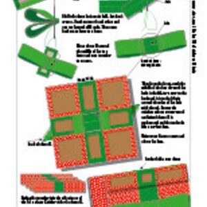 TWO Gift Box Patterns - PDF Download Svg Included. A4 and US Letter ...