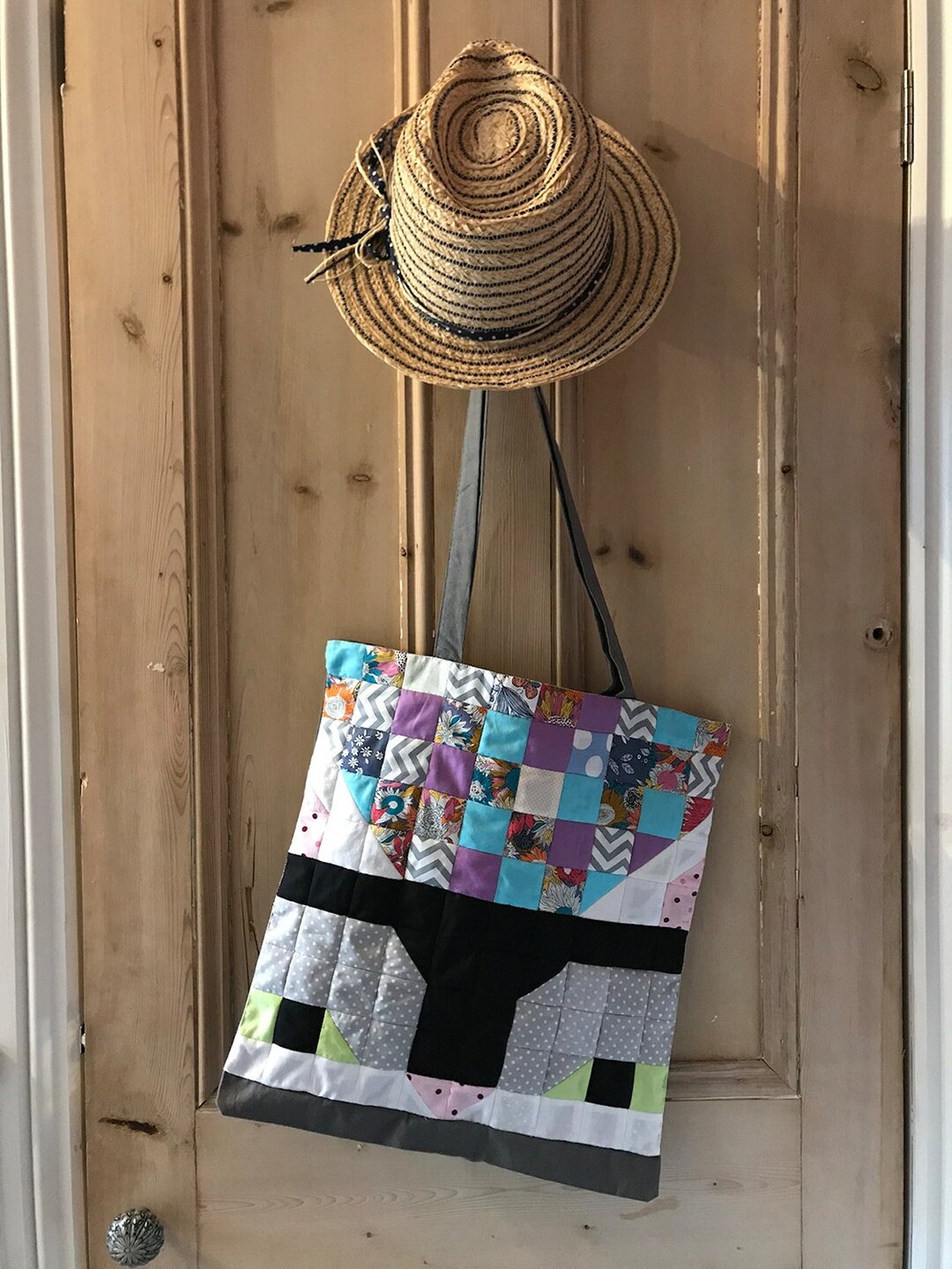 EPP Pattern Pretty Kitty PDF - Digital Download, Quilt Square, Cushion, Tote. - Etsy