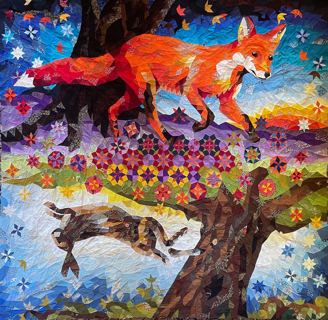 US EPP Pattern FOX Only Turning of the Seasons fox and - Etsy