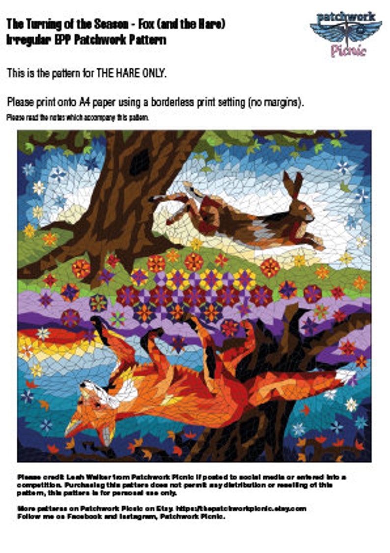US Letter EPP BOTH Fox and Hare - Turning of the Seasons (fox and Hare ...