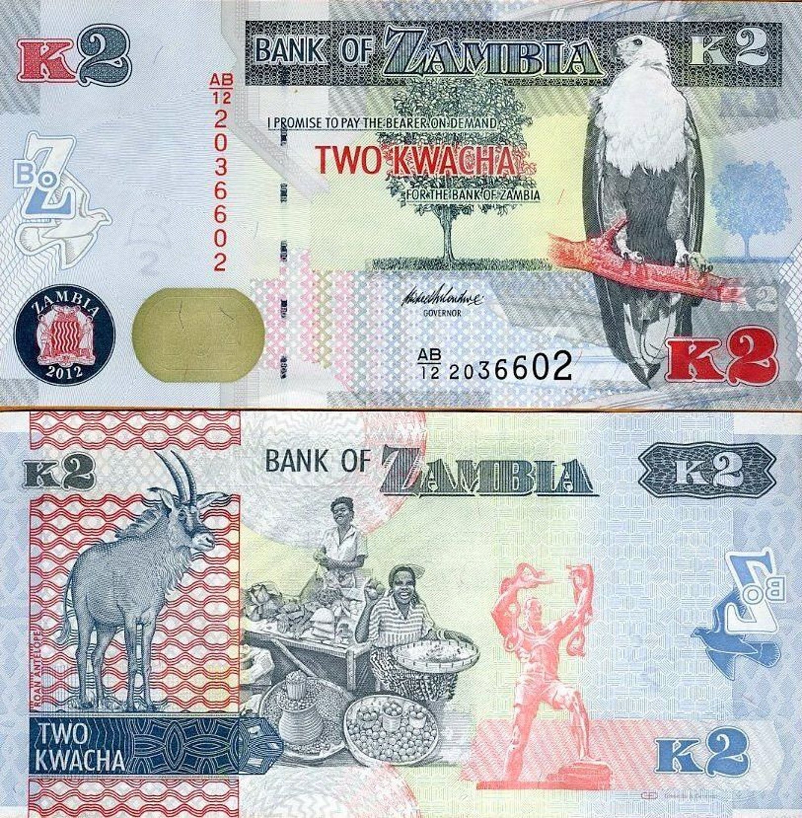 Zambia 2012 2 Kwacha New Revalued Currency Banknote UNC Etsy zambia-2012-2-kwacha-new-revalued-currency-banknote-unc-etsy