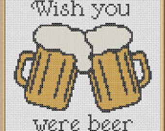 Beer Cross Stitch - Etsy
