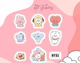 Bt21 Shooky Stickers - Etsy