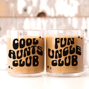 Cool Aunts Club Mug | Fun Uncle Club Mug | Pregnancy Announcement for ...