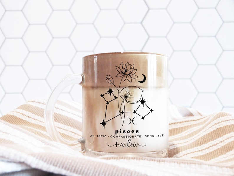 Pisces Personalized Mug Pisces Zodiac Mug Pisces - Etsy