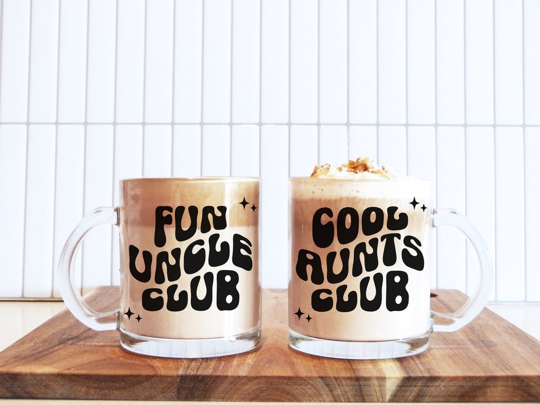 Cool Aunts Club Mug | Fun Uncle Club Mug | Pregnancy Announcement for ...