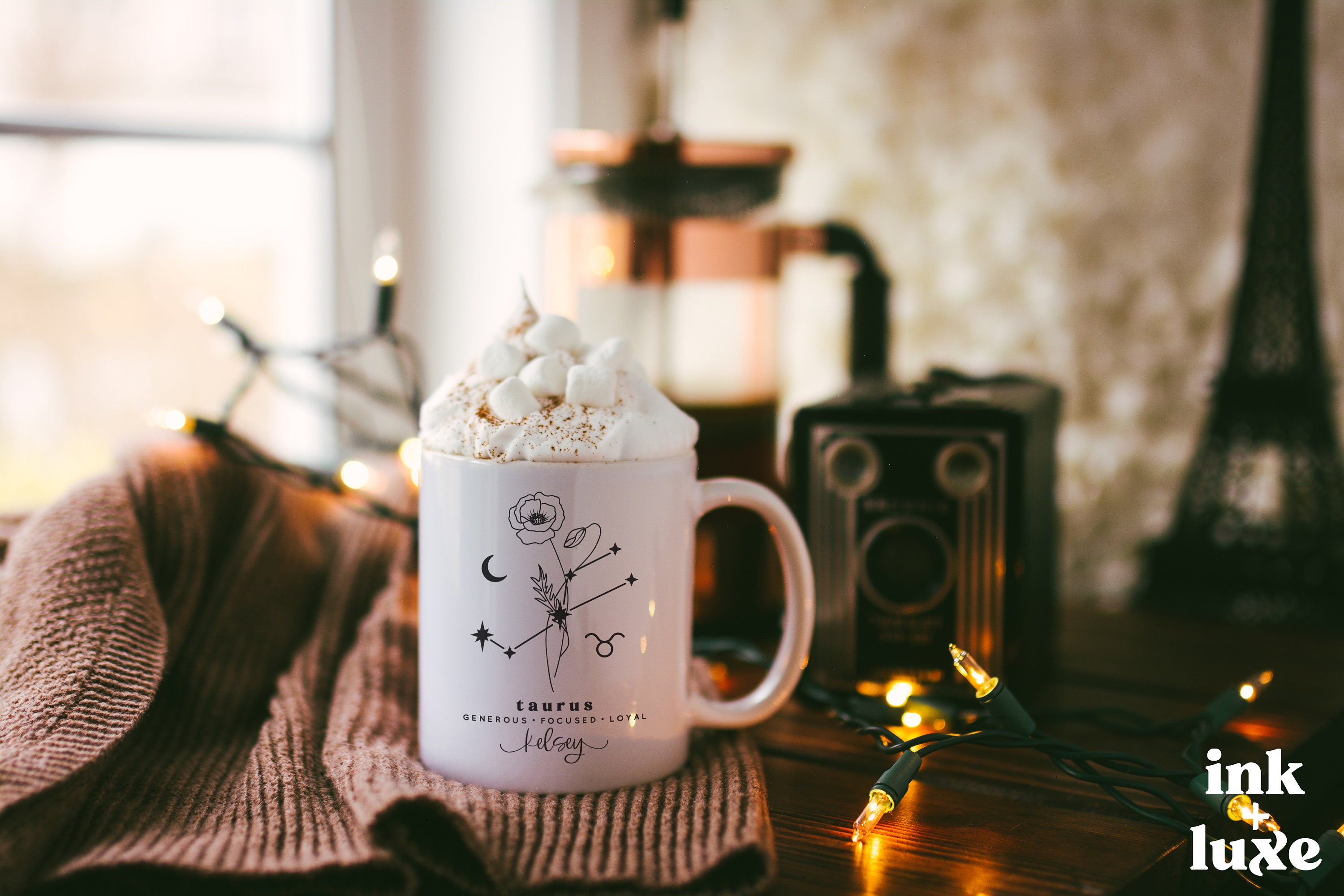 Taurus Personalized Mug Taurus Zodiac Mug Taurus | Etsy