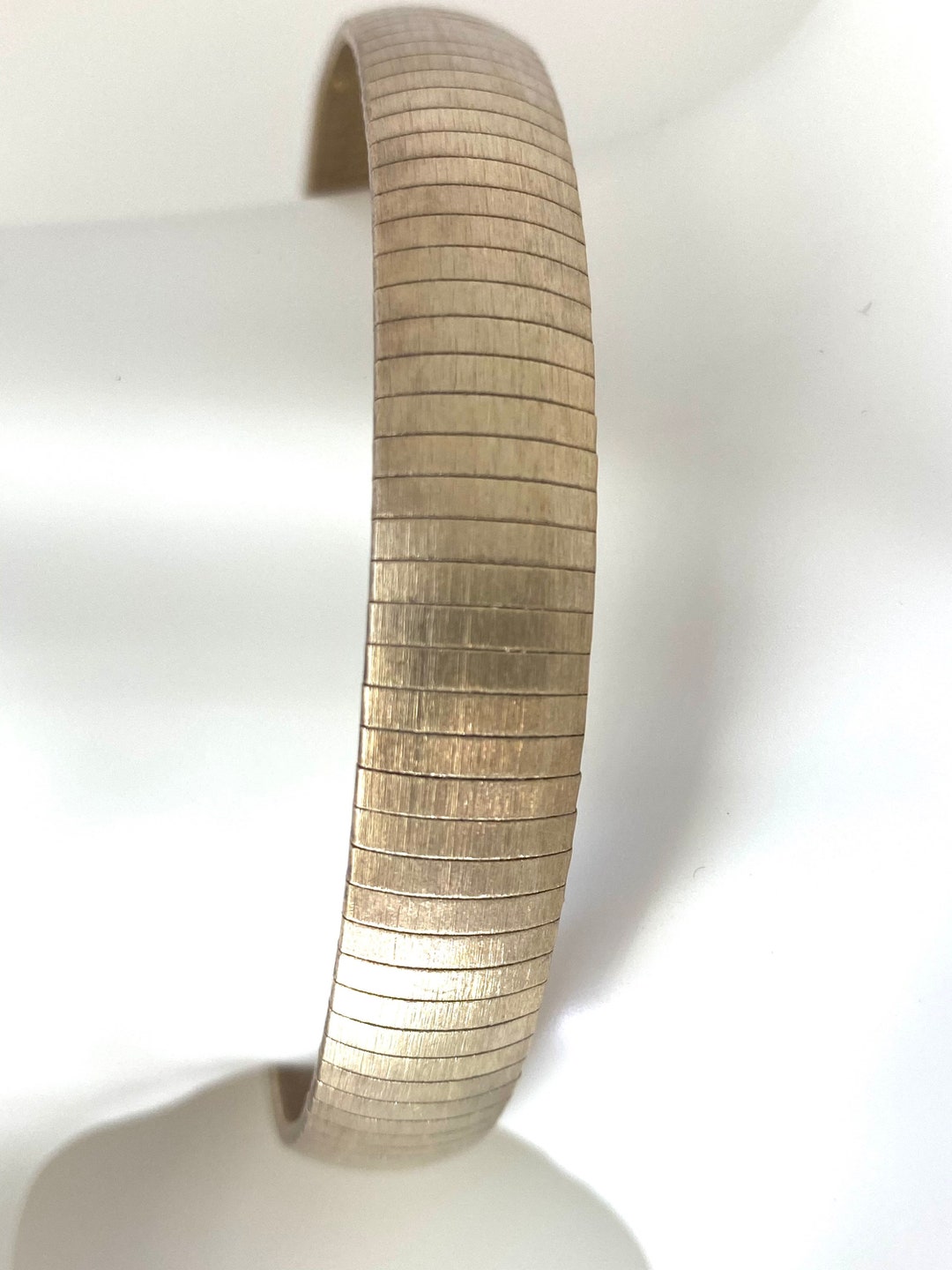 Vintage Sterling Gold Wash 925 Italy Bracelet Signed V - Etsy