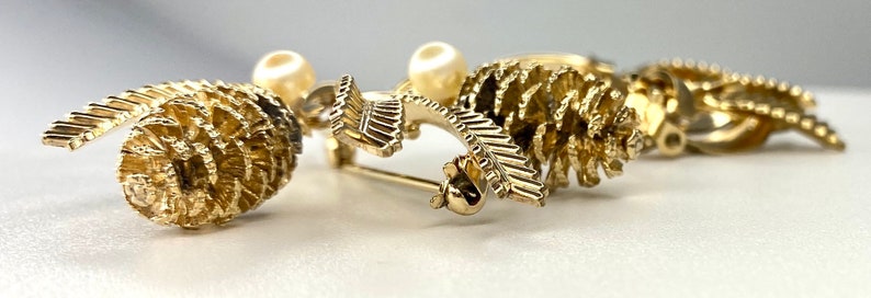 Rare Vintage Jewelry Set Signed CR Co Pine by Charles Reis - Etsy