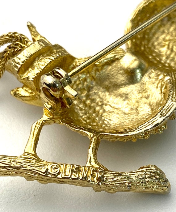 Vintage brooch by Lisner, signed vintage jewelry broo… - Gem