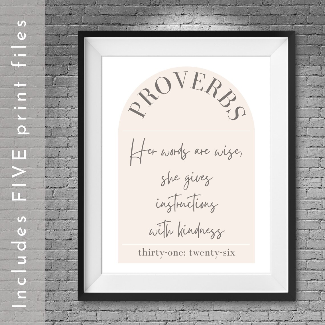 Proverbes 31:26 | Ses paroles sont sages | verset biblique | | d’art ...