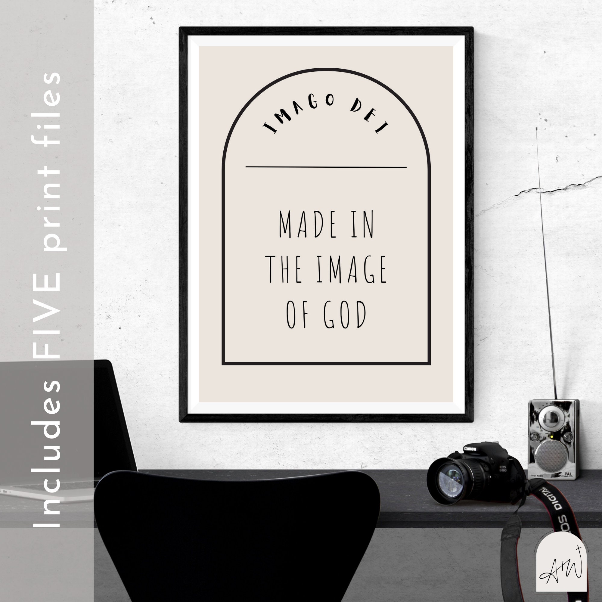 Imago Dei Made in the Image of God Christian Art Spiritual Print ...