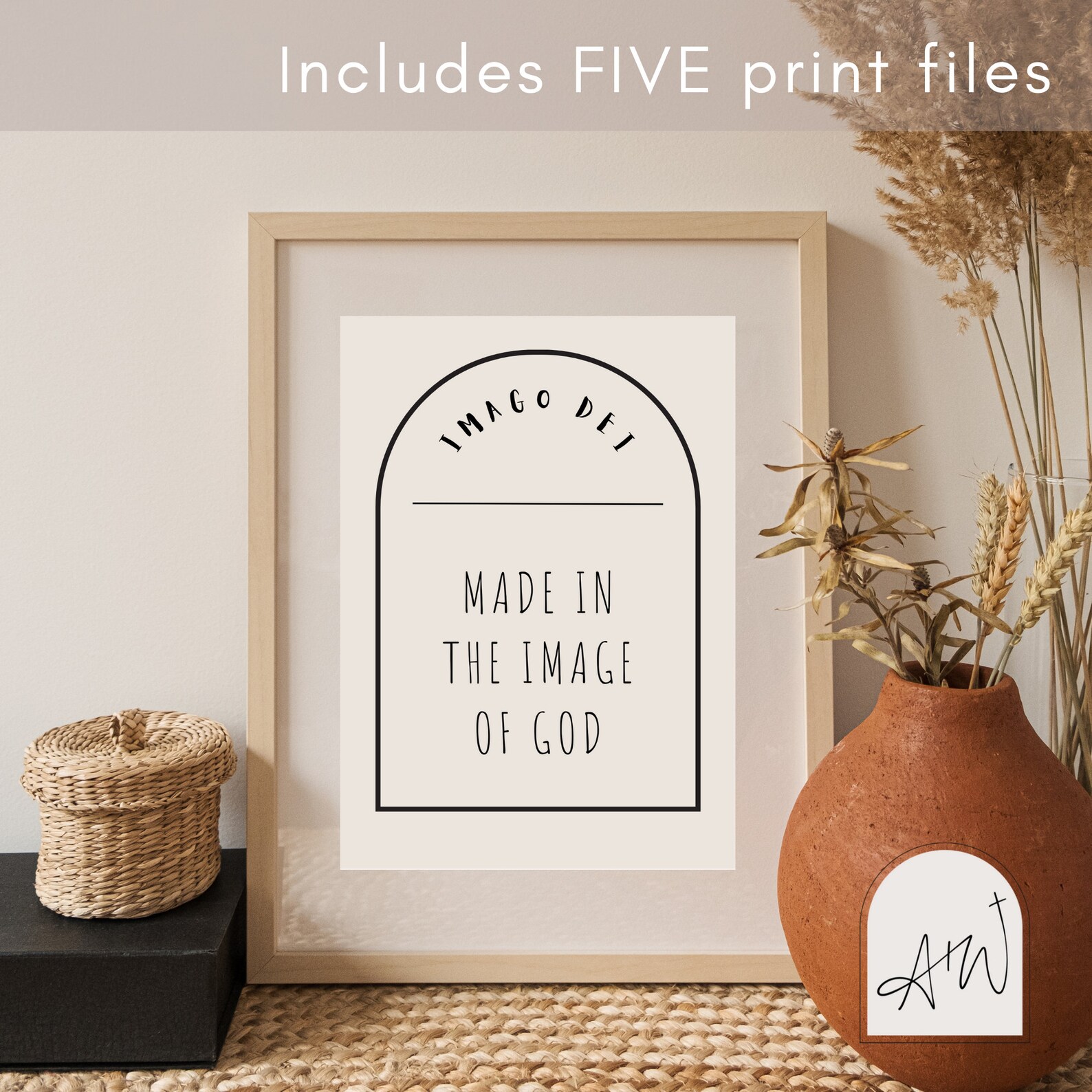 Imago Dei Made in the Image of God Christian Art Spiritual Print ...