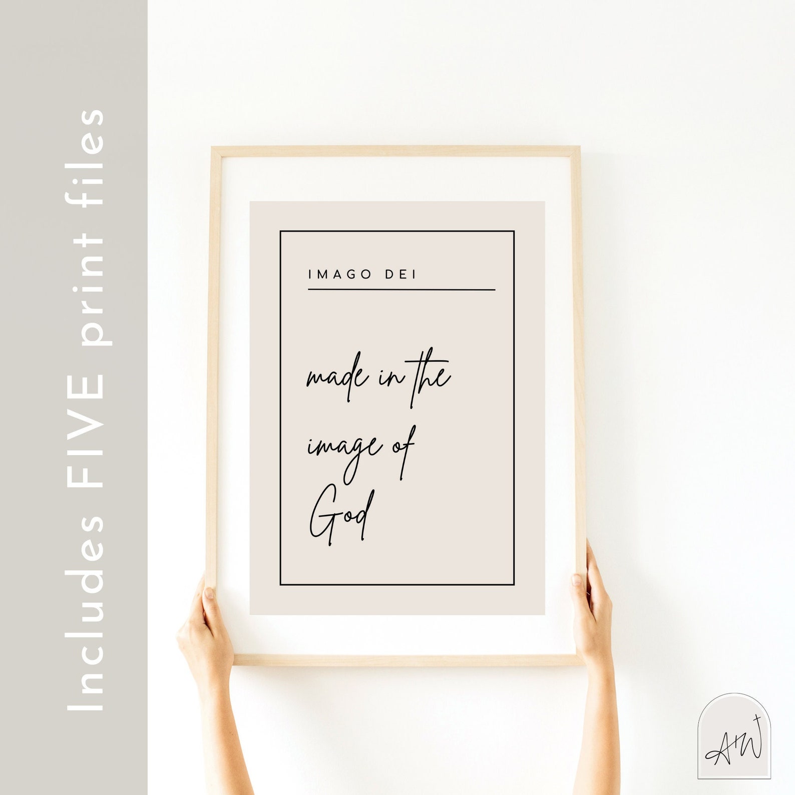 Imago Dei | Made in the Image of God | Christian Art | Spiritual Print ...