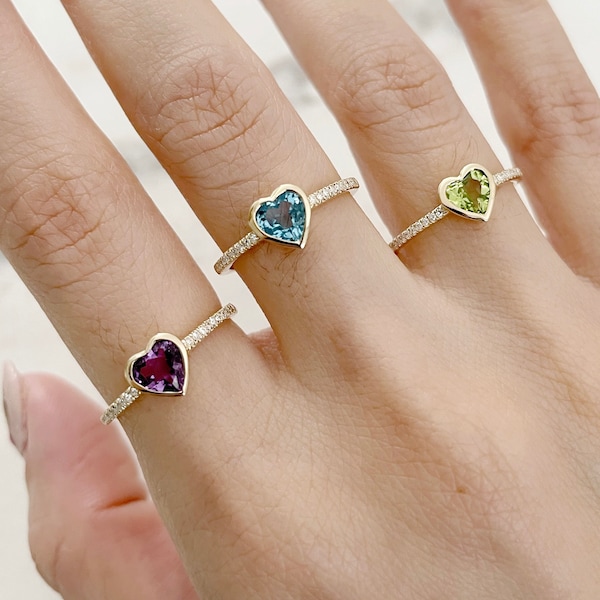 Semi Precious Ring - Etsy