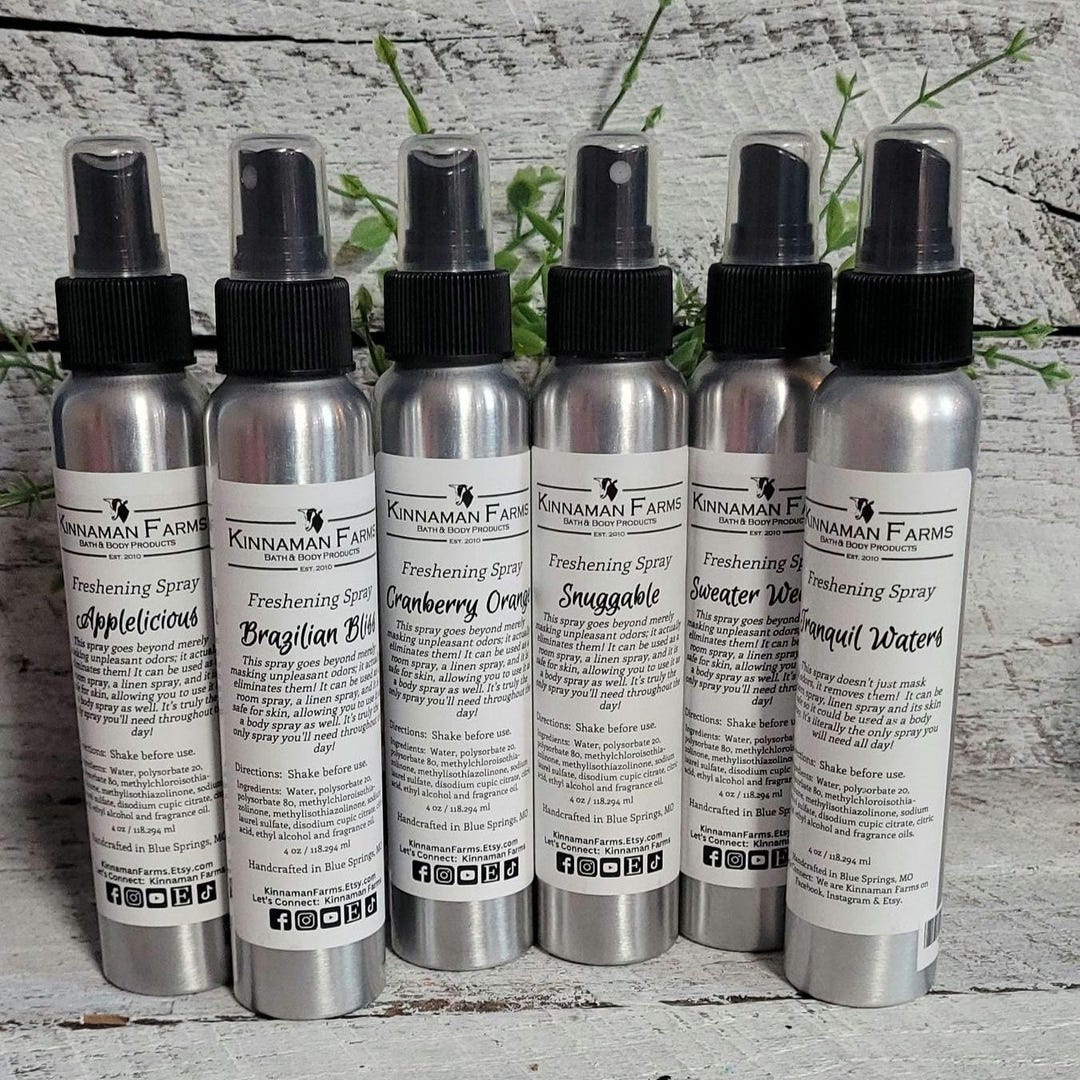 Handcrafted Deodorizing Spray: Linen, Room & Toilet Odor Neutralizer - Etsy