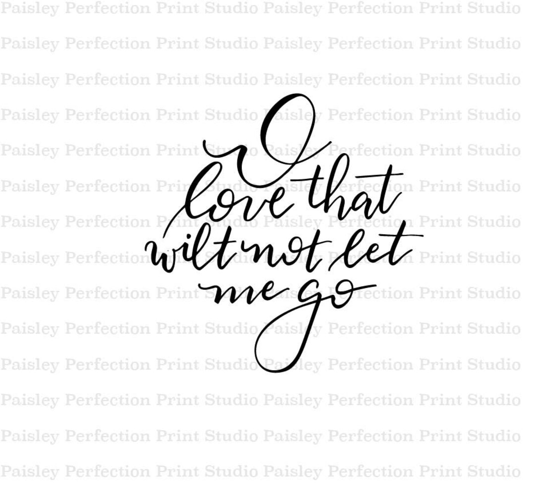 O Love That Wilt Not Let Me Go | Wall Art | Hymn Text | Home Decor ...