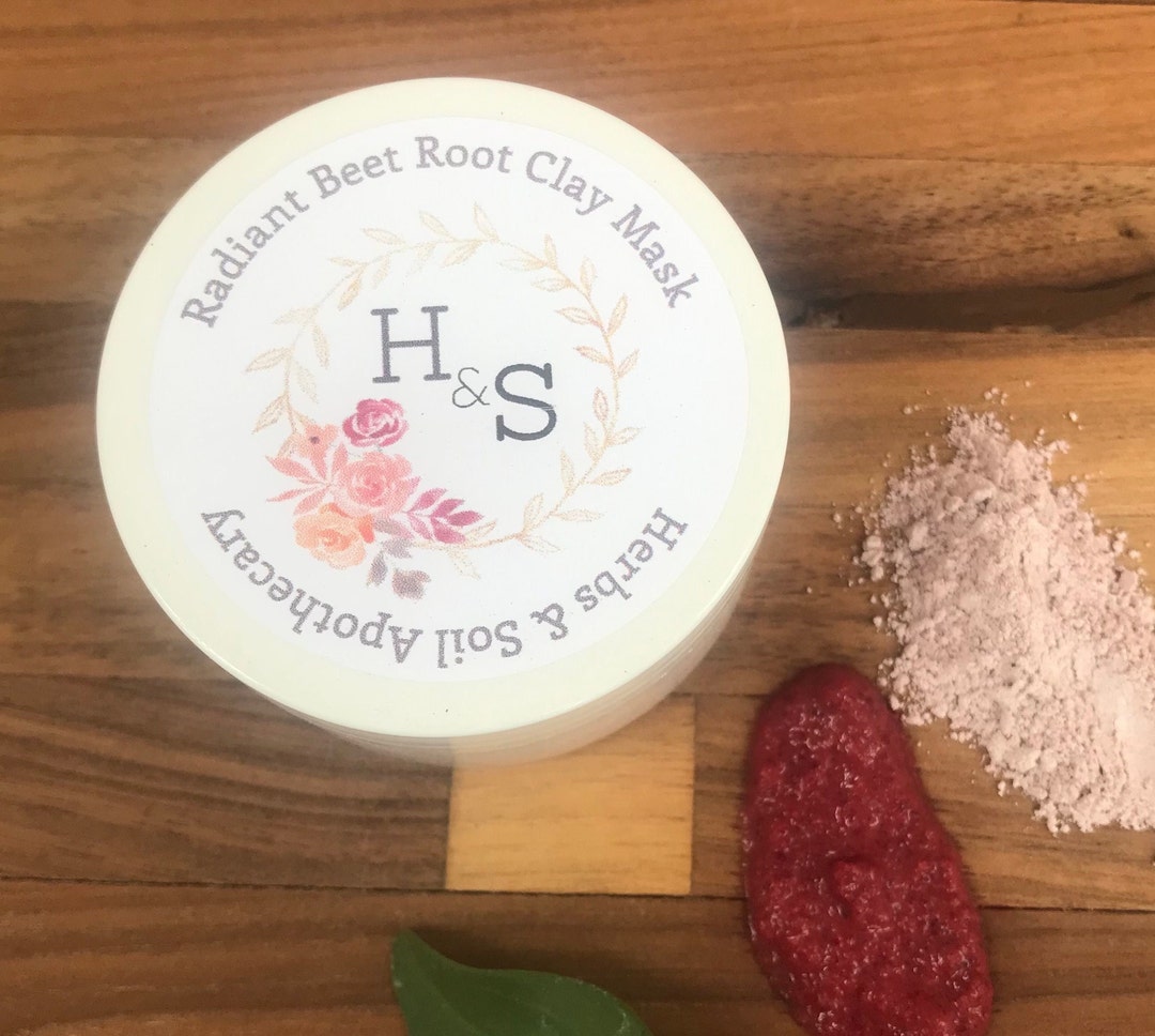 Radiant Clay Mask With Beet Root Powder and Bentonite Clay, Vegan ...