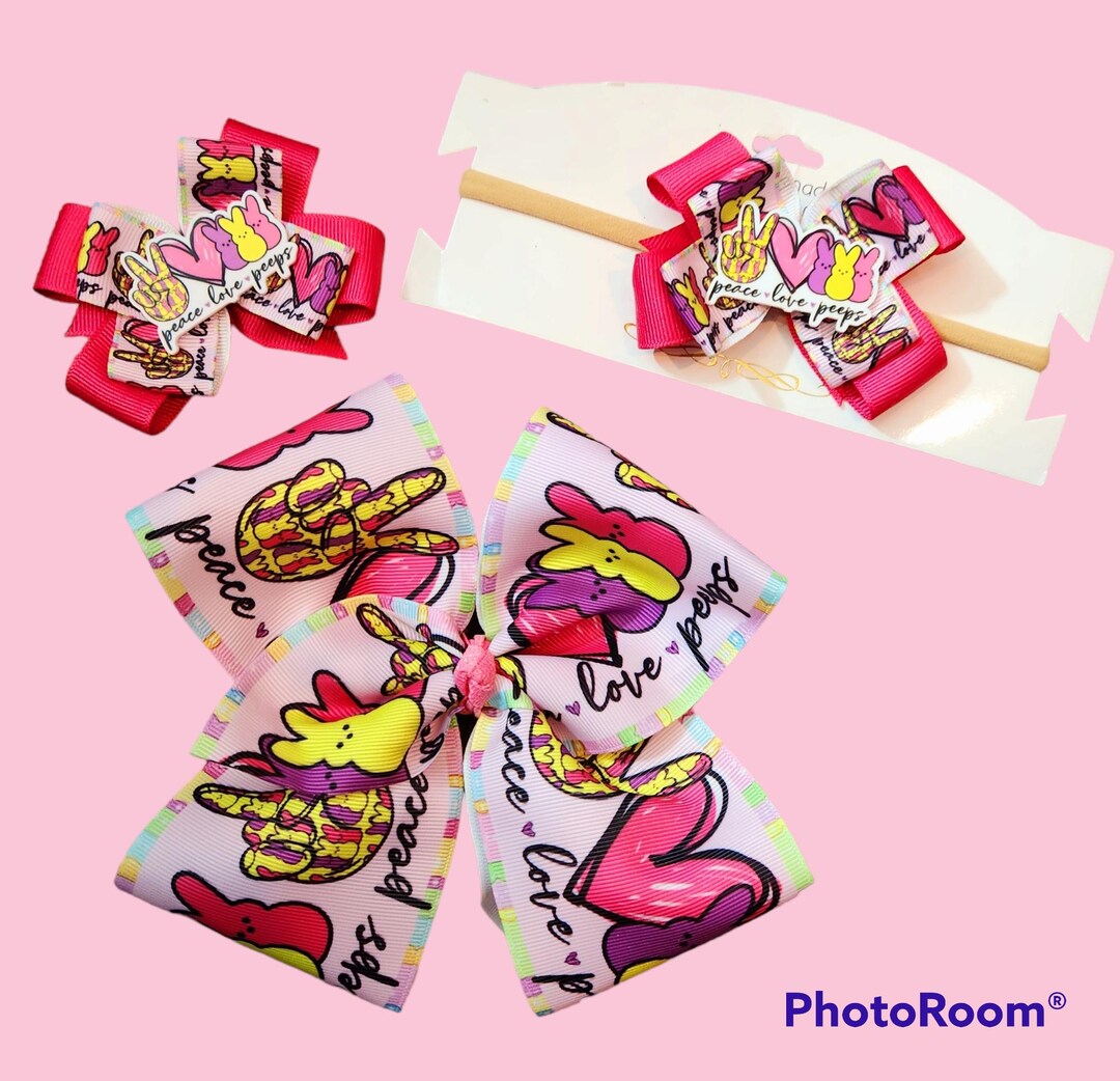 Peace Love Peeps Hairbow Collection - Etsy