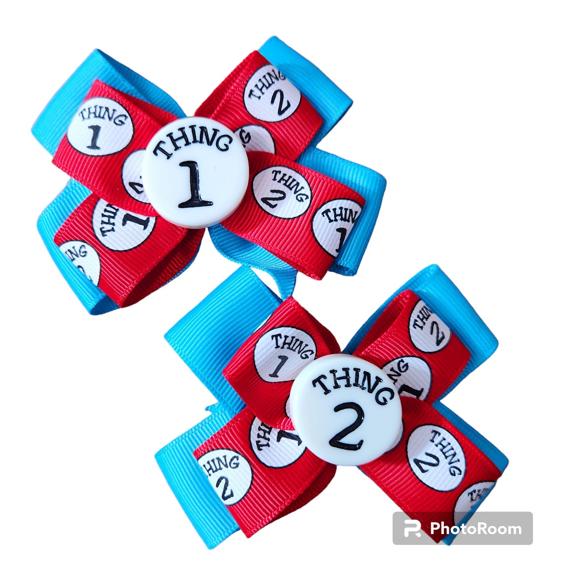 Thing 1/ Thing 2 Hairbow Collection - Etsy