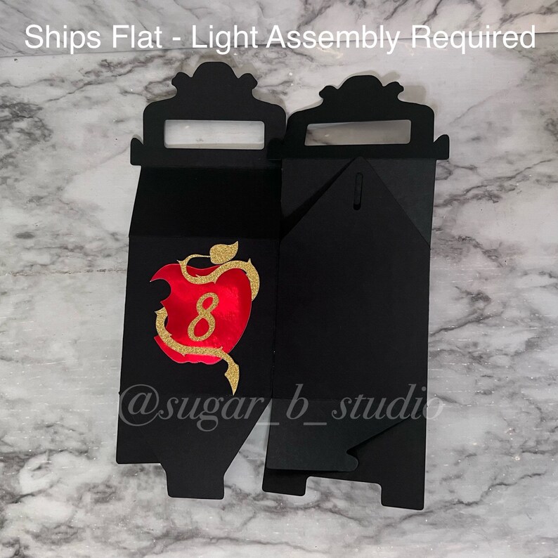 Descendants Birthday Party Favor Cupcake Box - Etsy