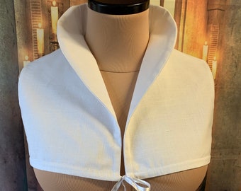 Partlet With Ruffles in Linen Renaissance Collar With Ruffles 16th ...