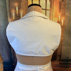 Linen High Collar Under Partlet - Etsy