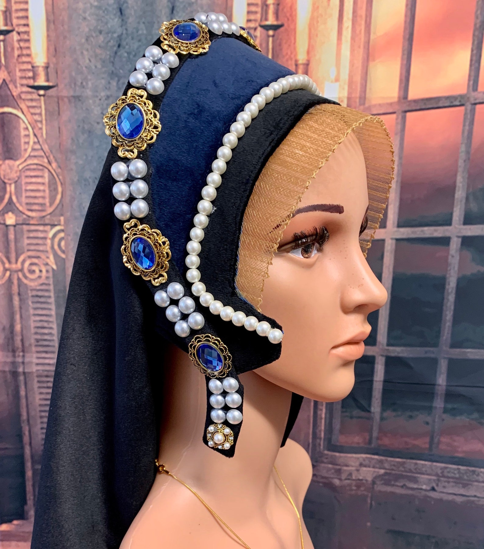 Tudor French Hood Historically Accurate Construction | Etsy UK