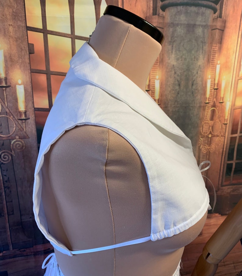 Linen High Collar Under Partlet - Etsy