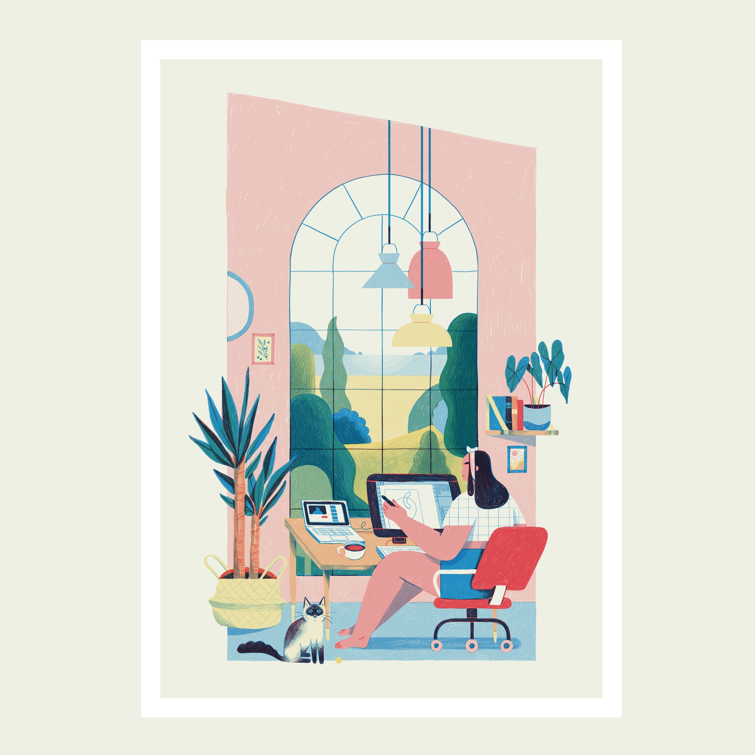 A4 Dream Studio Art Print - Etsy