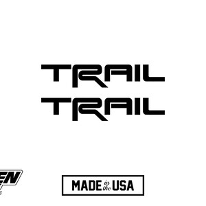 Toyota TRD Styled Trail Decals - Etsy