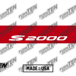 2000-2009 Honda S2000 Windshield Banner | AP1 | AP2 | VTEC | Sun Strip ...