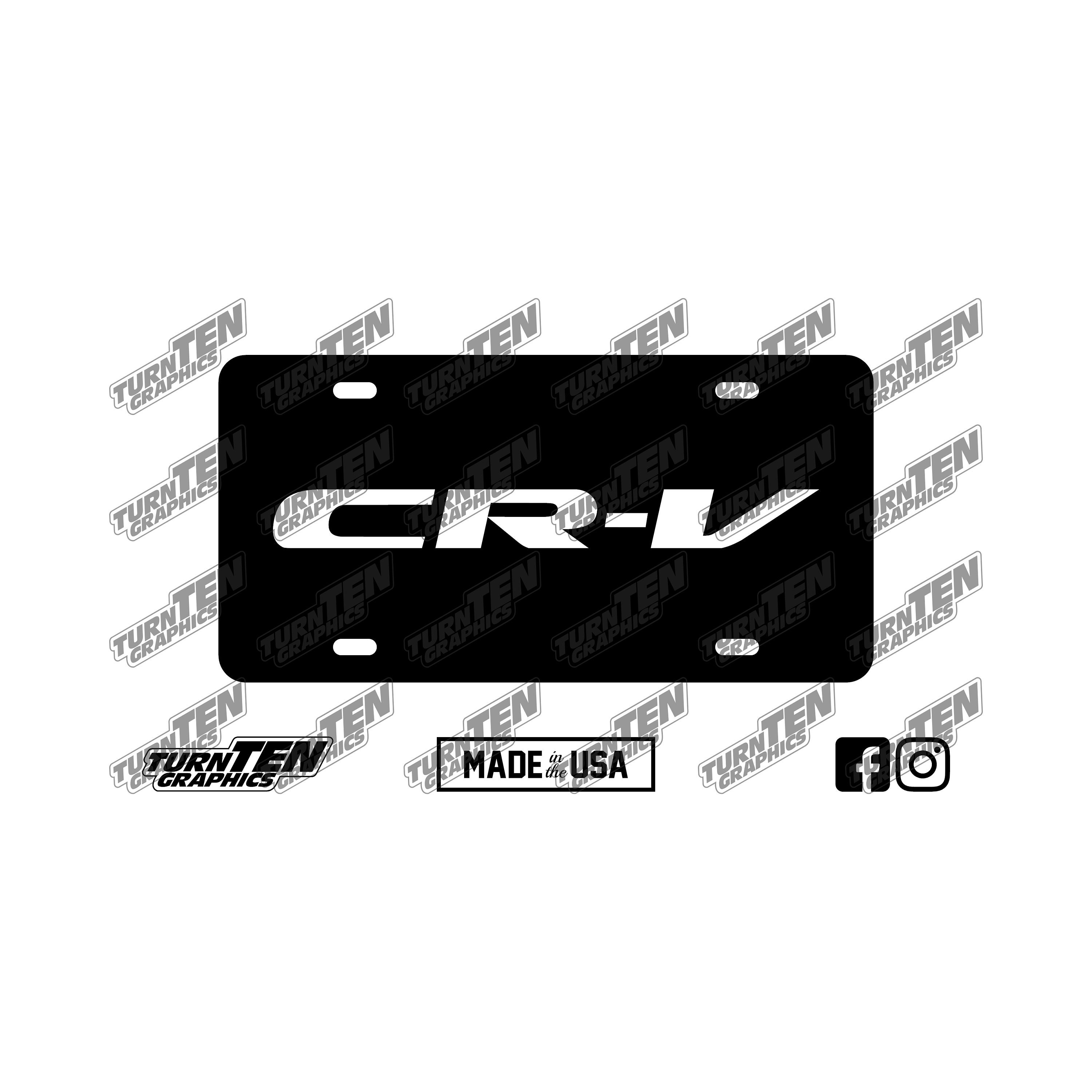 1995 2001 Honda CR V Vanity License Plate RD1 RD2 RD3 Lx Ex Se Awd B20 Suv Made in the USA Etsy Canada
