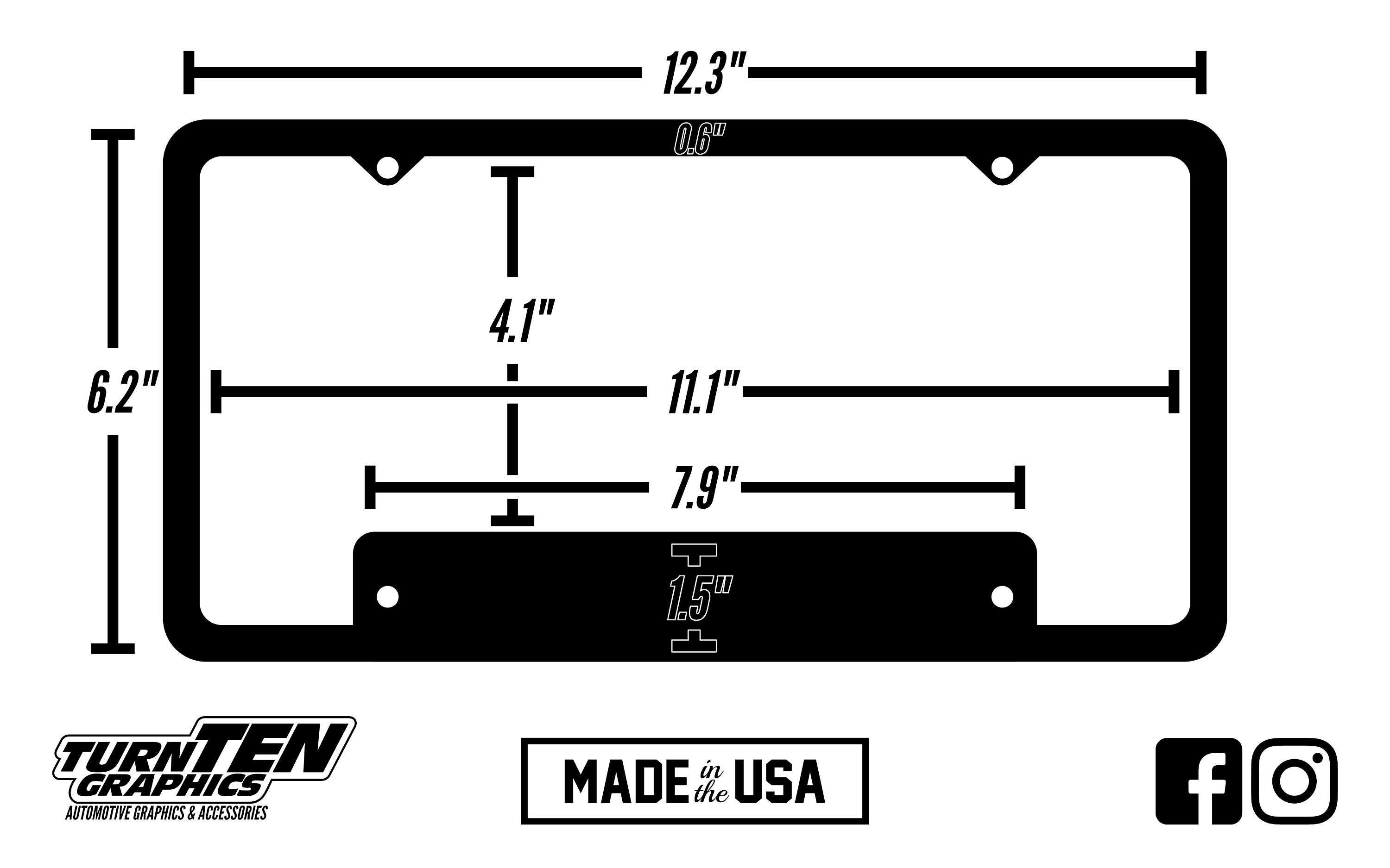 Toyota TRD Styled Trail License Plate Frame - Etsy