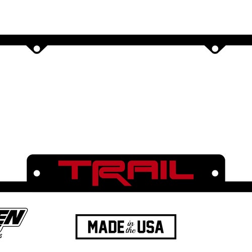 Toyota TRD Styled Trail License Plate Frame - Etsy