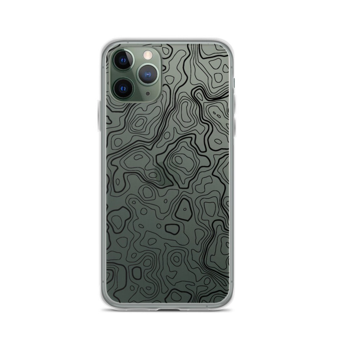 Topography Map Phone Case - Etsy