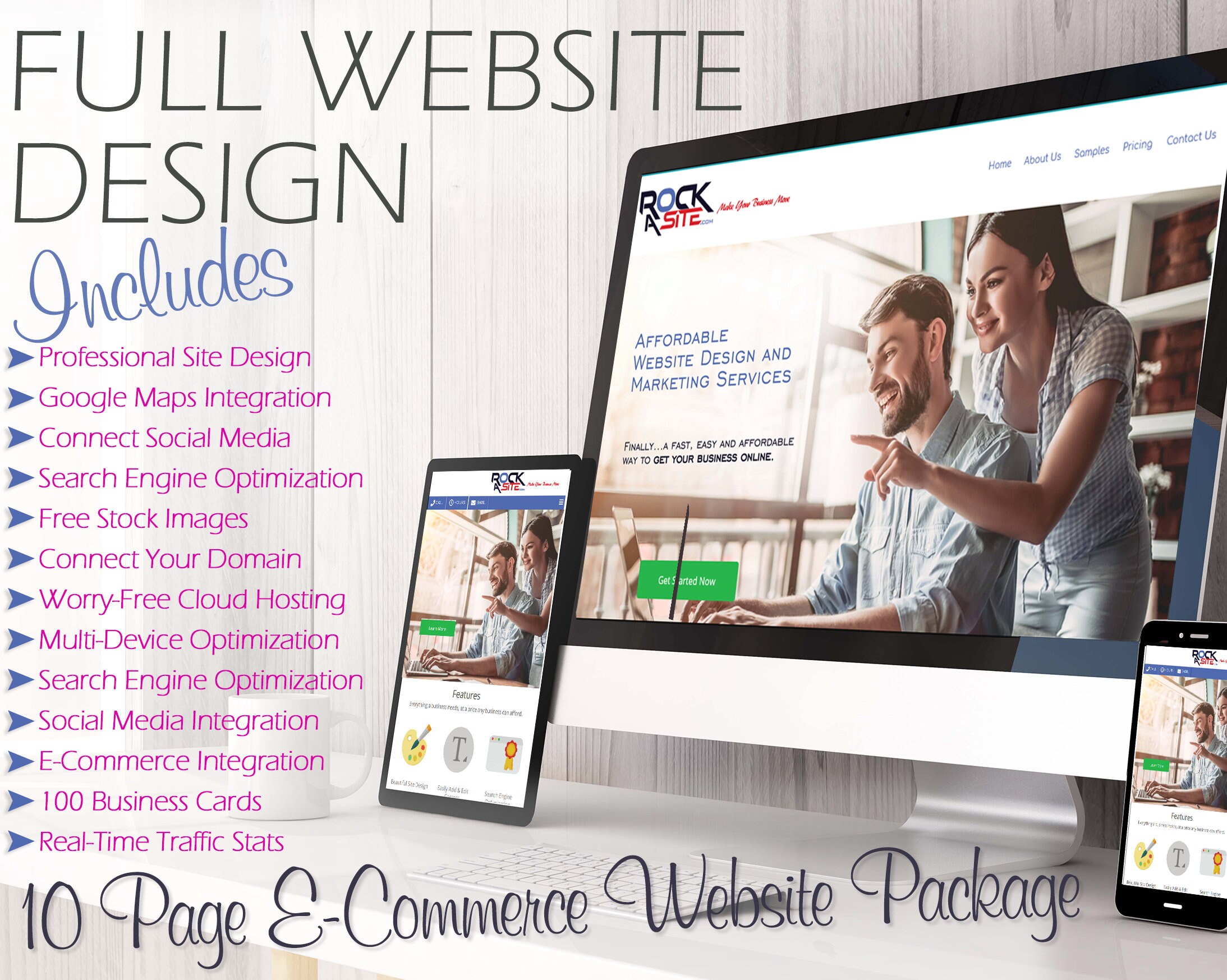 10 Page Full E-commerce Website Design Package - Etsy