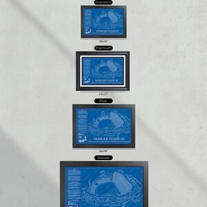Dodger Stadium Los Angeles Dodgers Stadium Ballpark Blueprint Baseball ...