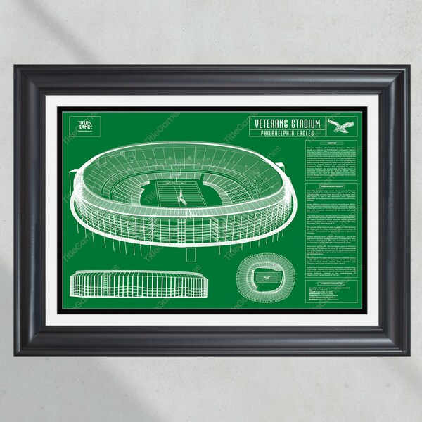 Eagles Stadium Print - Etsy