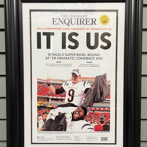 Cincinnati Bengals AFC Championship Sign orange - Etsy