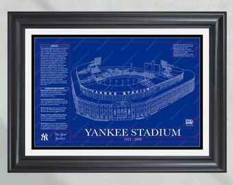 New York Yankees Yankee Stadium Word Art Print EVERY YANKEE EVER ...