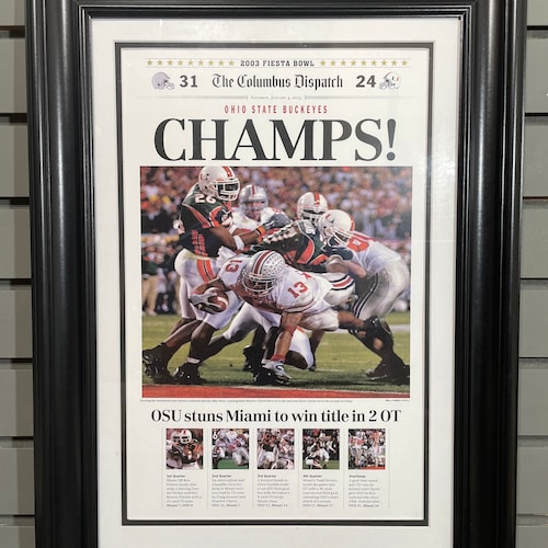 1980 Georgia Bulldogs National Champions Framed Front Page - Etsy