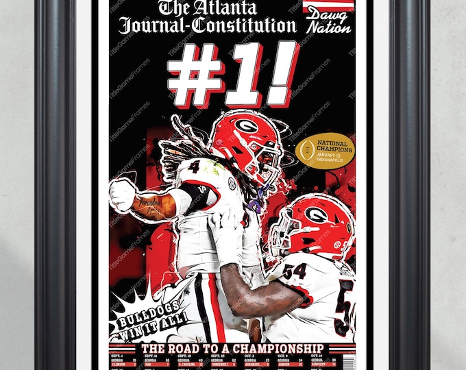 UGA: Georgia Bulldogs Power G Football Helmet Photo Picture Print ...