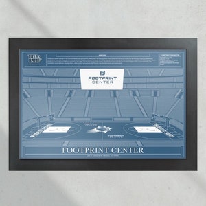 Phoenix Suns Footprint Center NBA Basketball Stadium Blueprint - Etsy