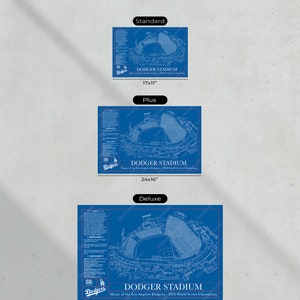 Dodger Stadium Los Angeles Dodgers Stadium Ballpark Blueprint - Etsy