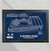 Seattle Mariners T-mobile Park Stadium Ballpark Blueprint Baseball Wall ...